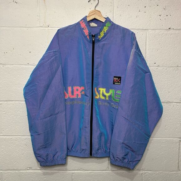 surf style | Jackets & Coats | Vintage Surf Style Iridescent ...